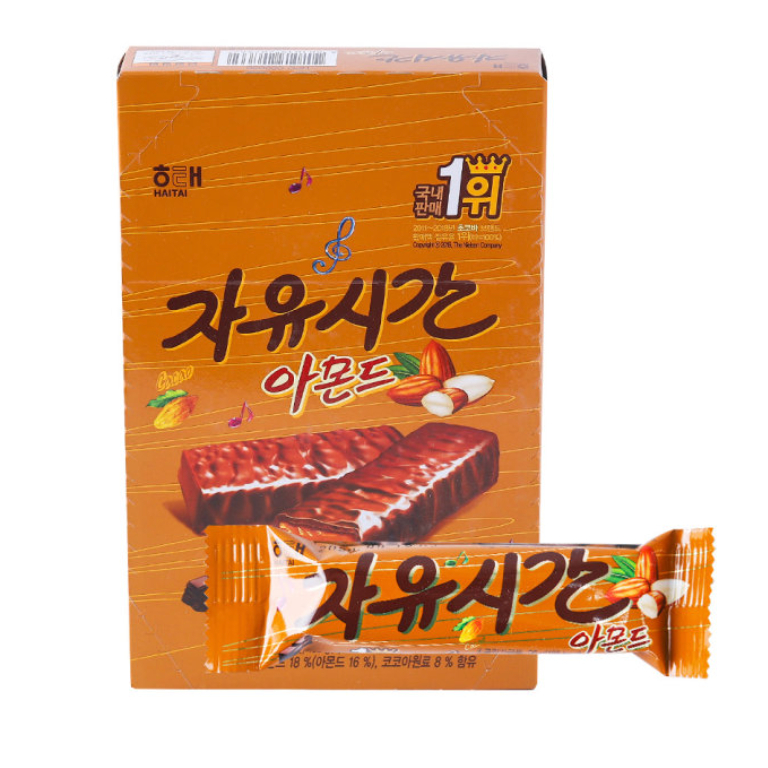 Haitai Korean Free Time Chocolate Bar Snack Bar 36g | Shopee Philippines