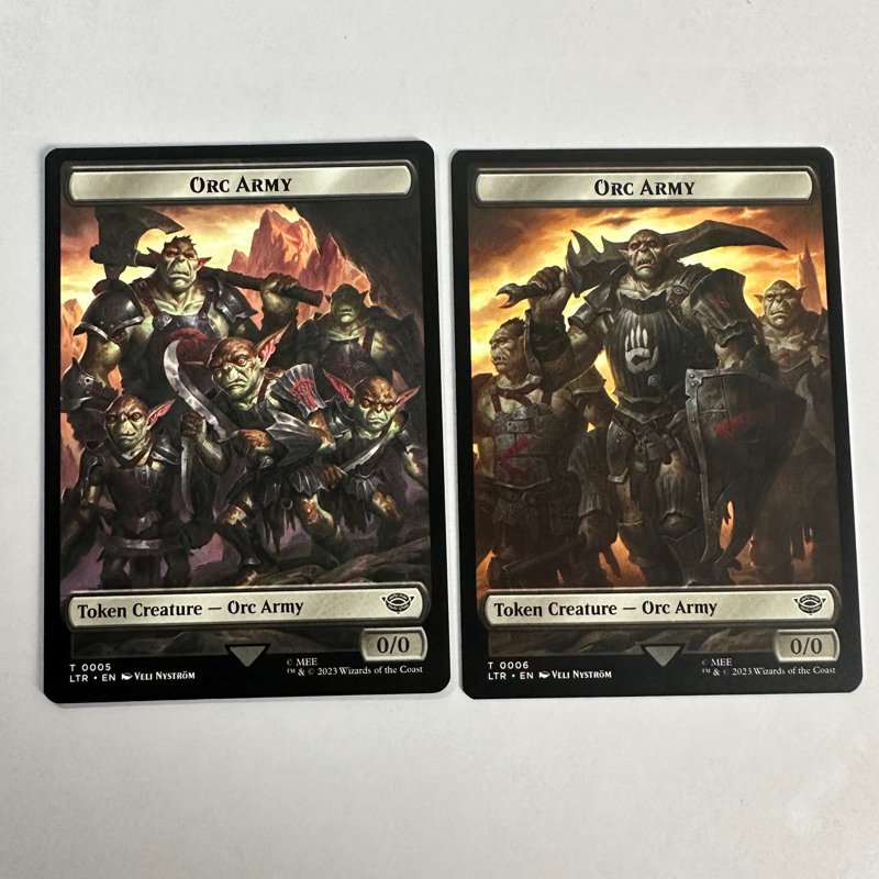 ORC ARMY TOKEN | LTR THE LORD OF THE RINGS | MTG MAGIC THE GATHERING ...