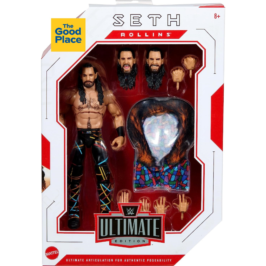 MATTEL WWE Best of Ultimate Edition Ser.5 Seth Rollins with Soft Goods ...