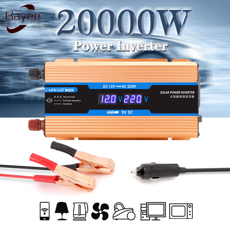 Power Inverter 12v to 220v 7000 watts 20000 watts Car Inverter 12v to ...