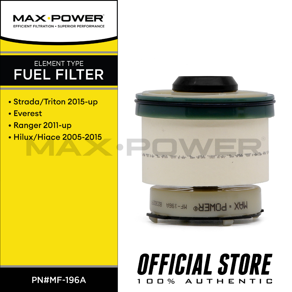 MAX POWER Fuel Filter for Mitsubishi Strada,Montero,Everest, Ranger ...