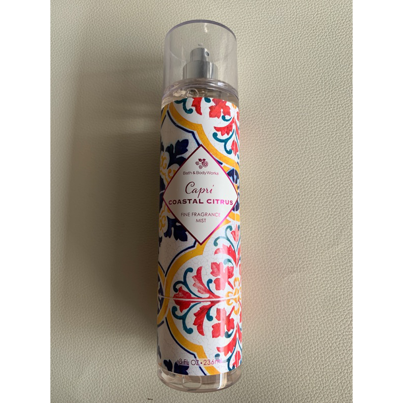 Bath & Body Works Fine Fragrance Body Mist - CAPRI COASTAL CITRUS 236ml ...