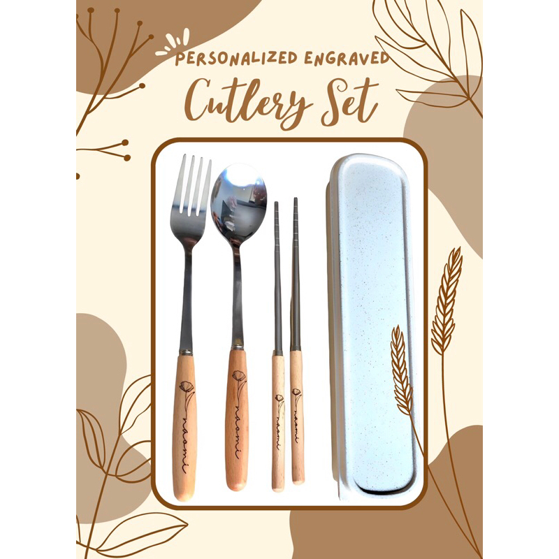 Personalized Cutlery Set | Shopee Philippines