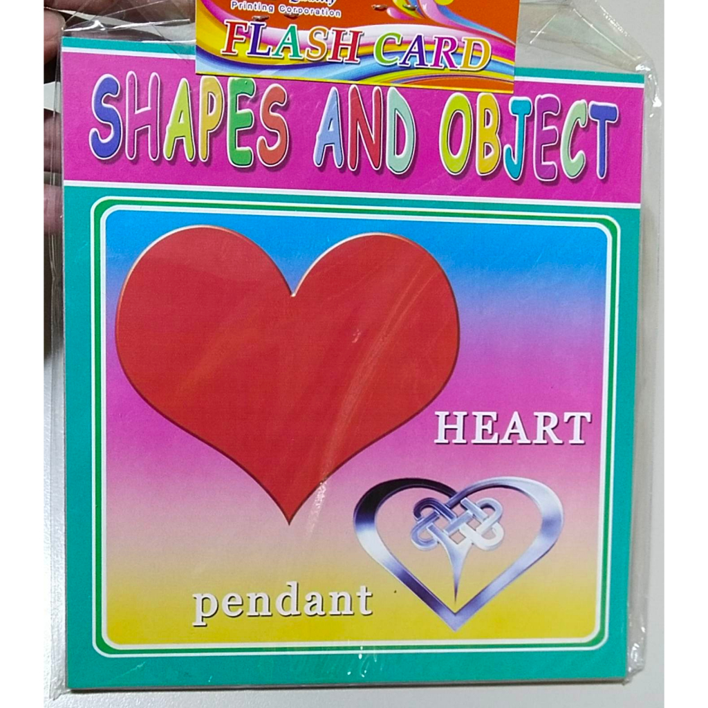 Big Flash Cards SHAPES & COLORS , 6 1/2 X 7 Inches , SHAPES & COLOR ...