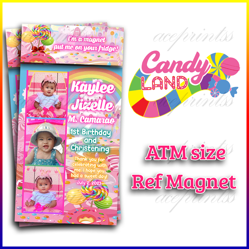 Candyland portrait Customized Fridge / Ref Magnet #refmagnet | Shopee ...