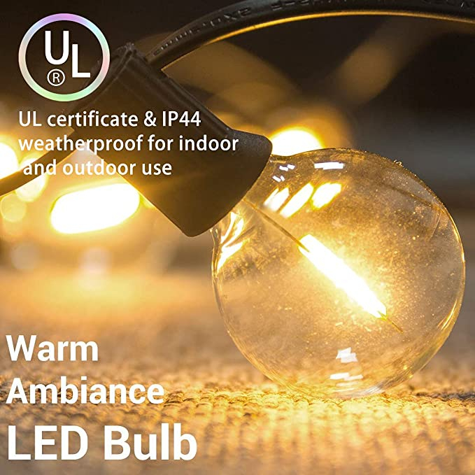 E12 LED Bulb G40 Warm White Bulb Edison Bulb Filament Bulb Retro Bulb ...