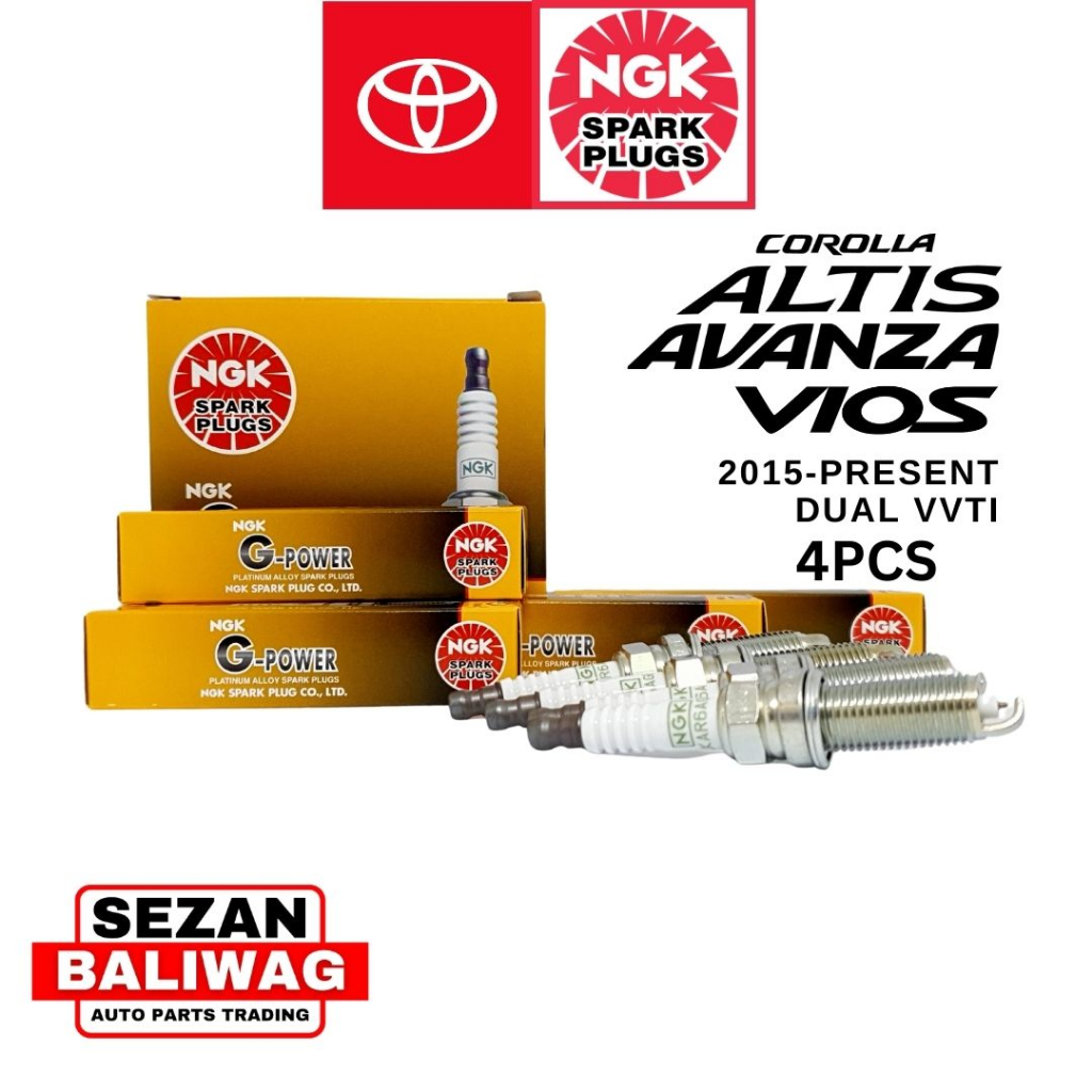 ORIGINAL NGK G-POWER TOYOTA COROLLA ALTIS VIOS PRIUS SPARK PLUG SET OF ...
