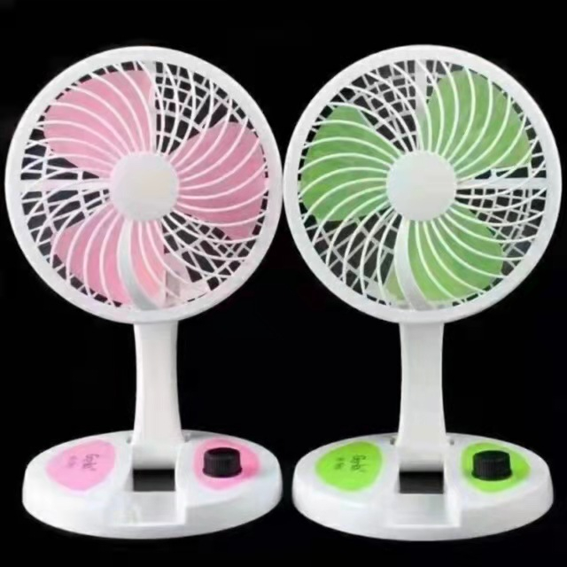 5811# Rechargeable Fan With Portable LED light MINI Fan | Shopee ...