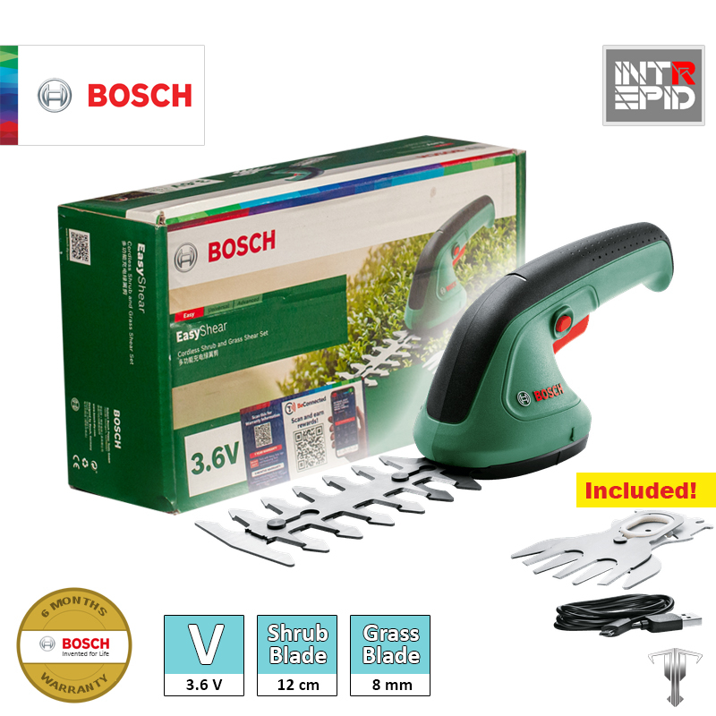 Bosch Easy Shear 3.6 V Cordless Shrub and Grass Shear | Shopee Philippines