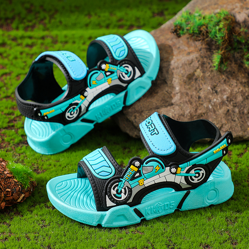 【TH.Baby】NEW Boys Korean Sandals with 3D Motorbike Sports design Comfy ...