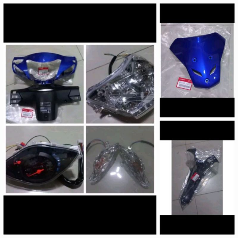 honda wave 100/r fairings and headlight set(original fairings) | Shopee ...