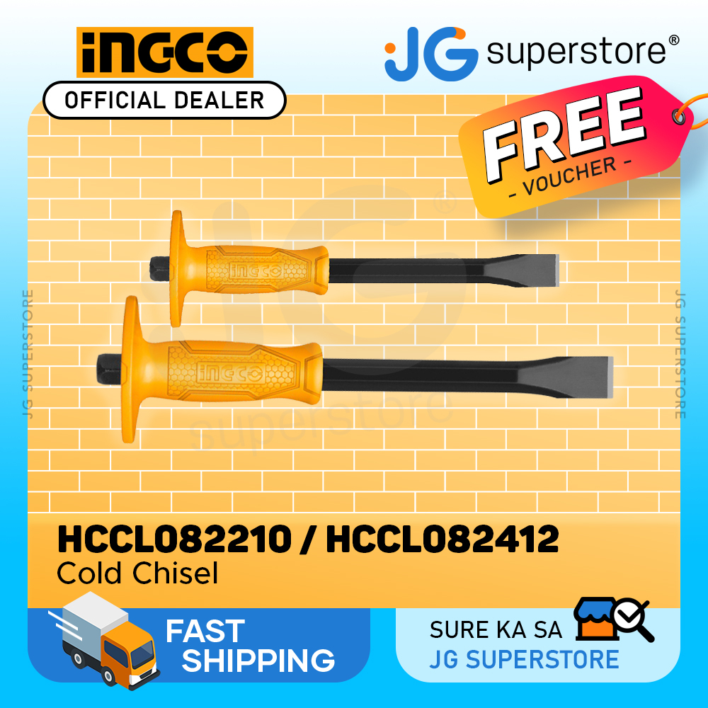 INGCO Cold Chisel Carbon Steel 250x16x22mm | 300x18x24mm for Heat ...