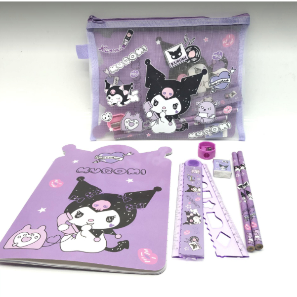 kuromi 7in1 stationery set A5 pouch | Shopee Philippines