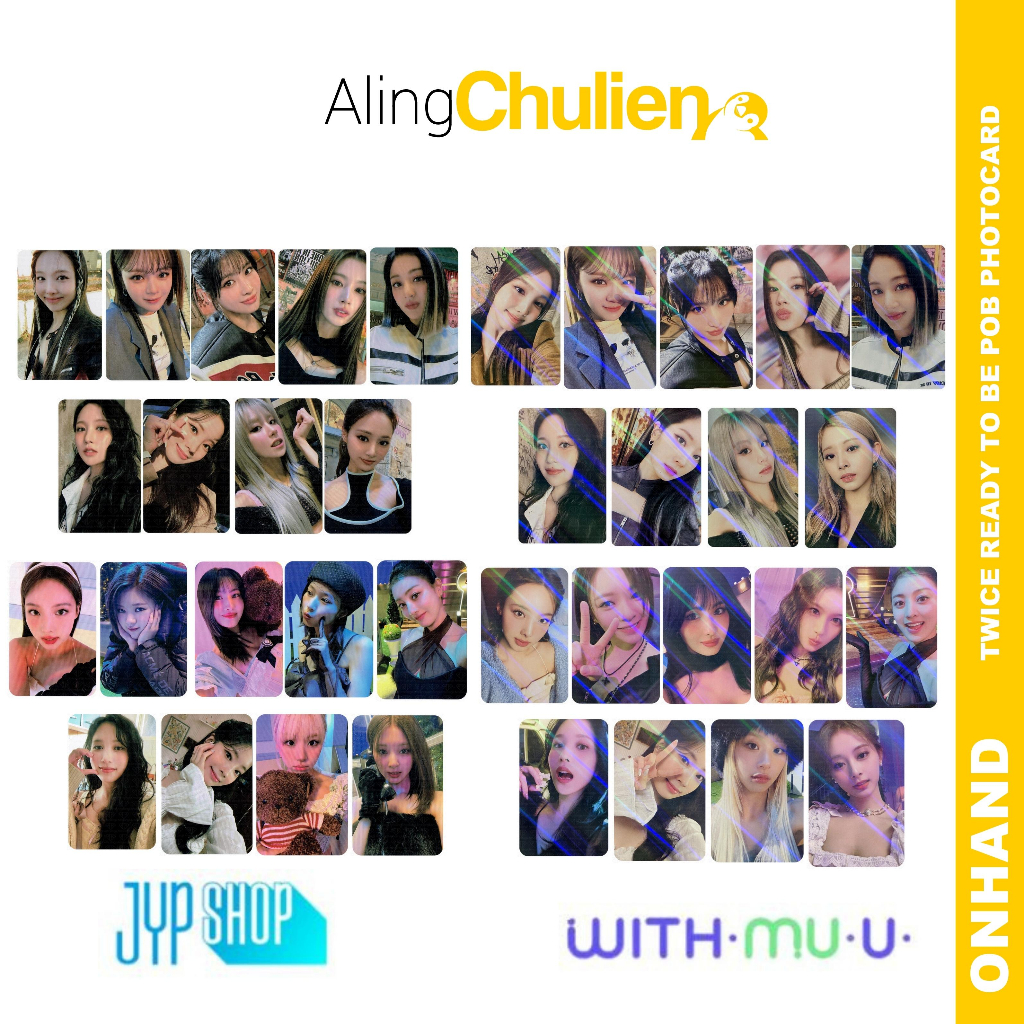 TWICE Ready to be POB Official Photocard Digipack Photobook JYP SHOP ...