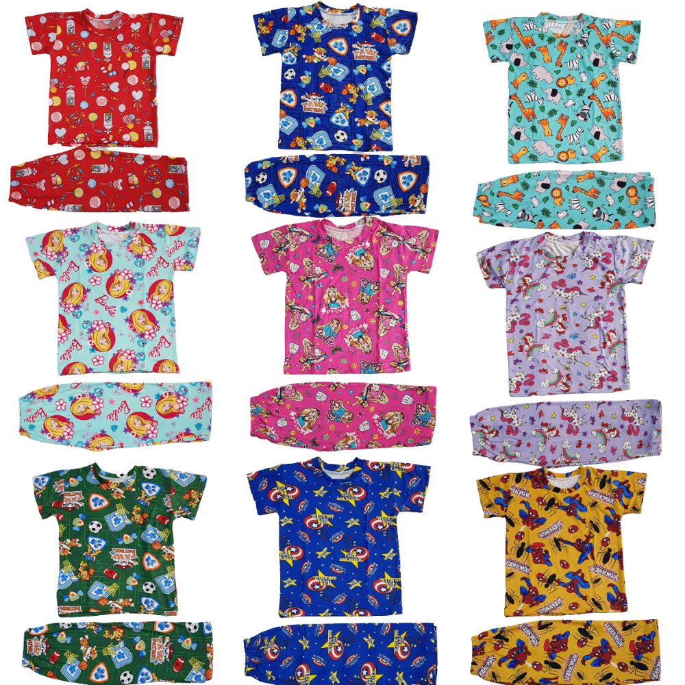 TFL Terno for Kids Girls Terno for Kids Boys Pajama Terno Set Children ...