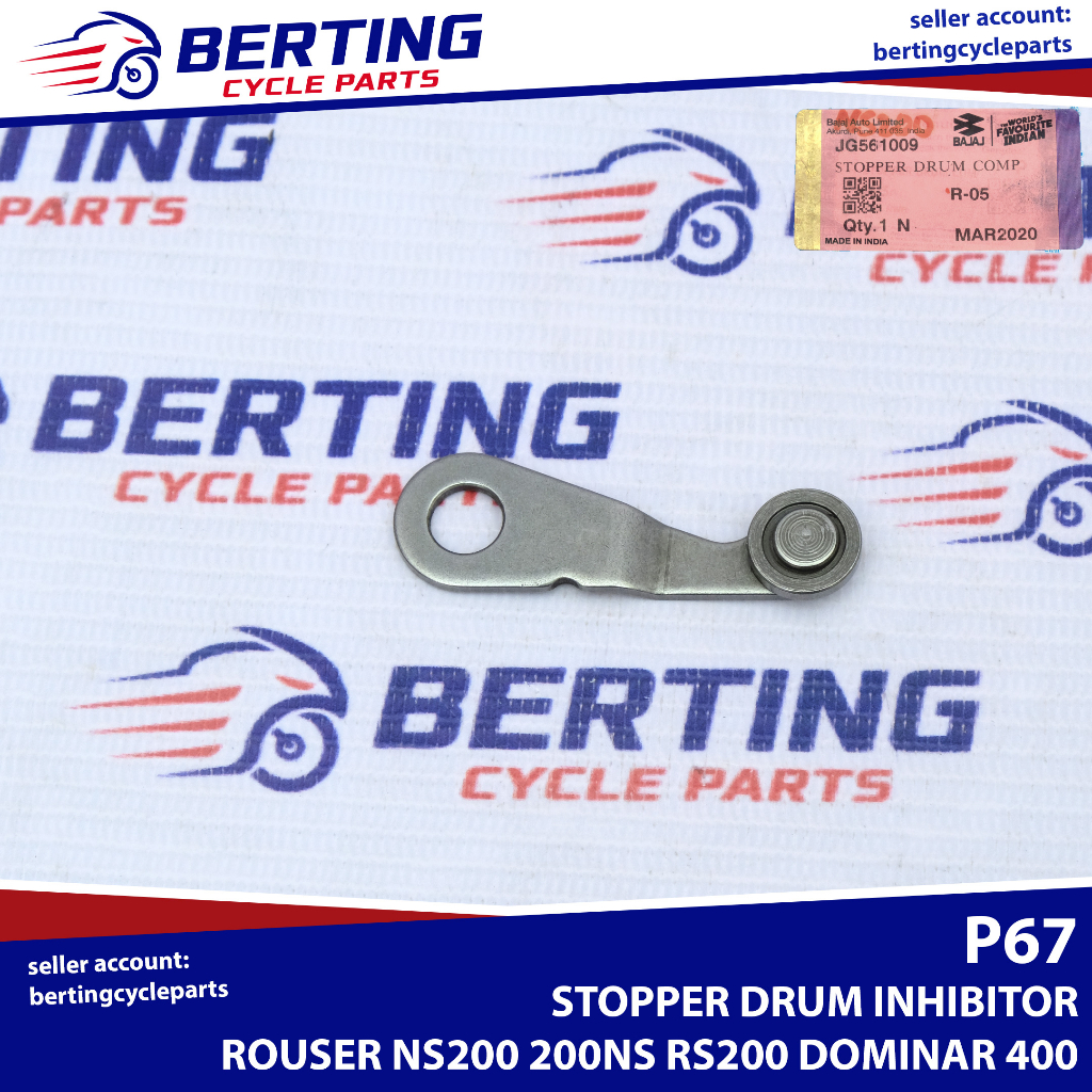 STOPPER DRUM INHIBITOR Rouser NS200 200NS RS200 Dominar 400 Genuine ...