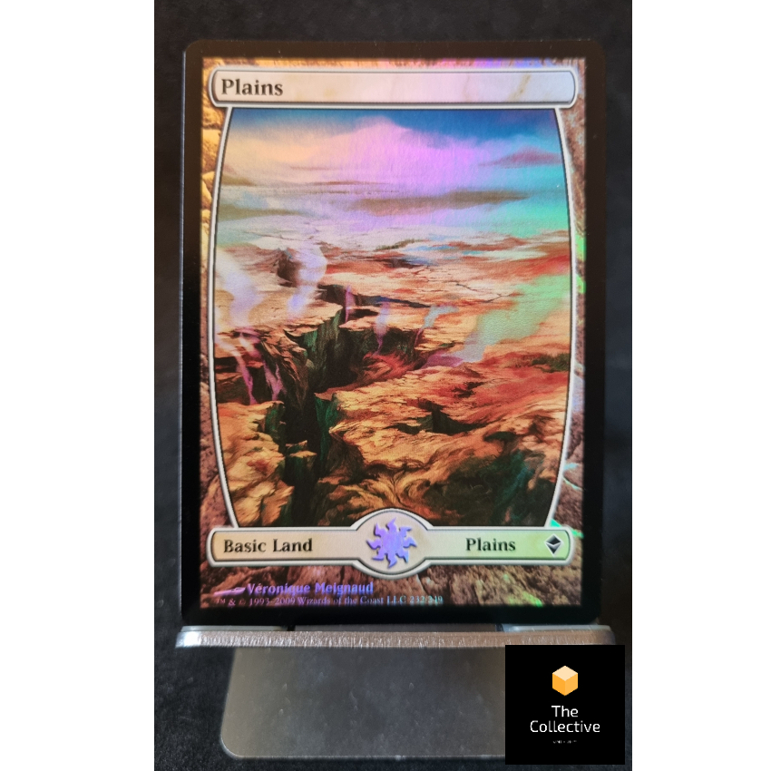 Magic the Gathering - MTG Card Game - Plains - #232 FULL ART (FOIL ...