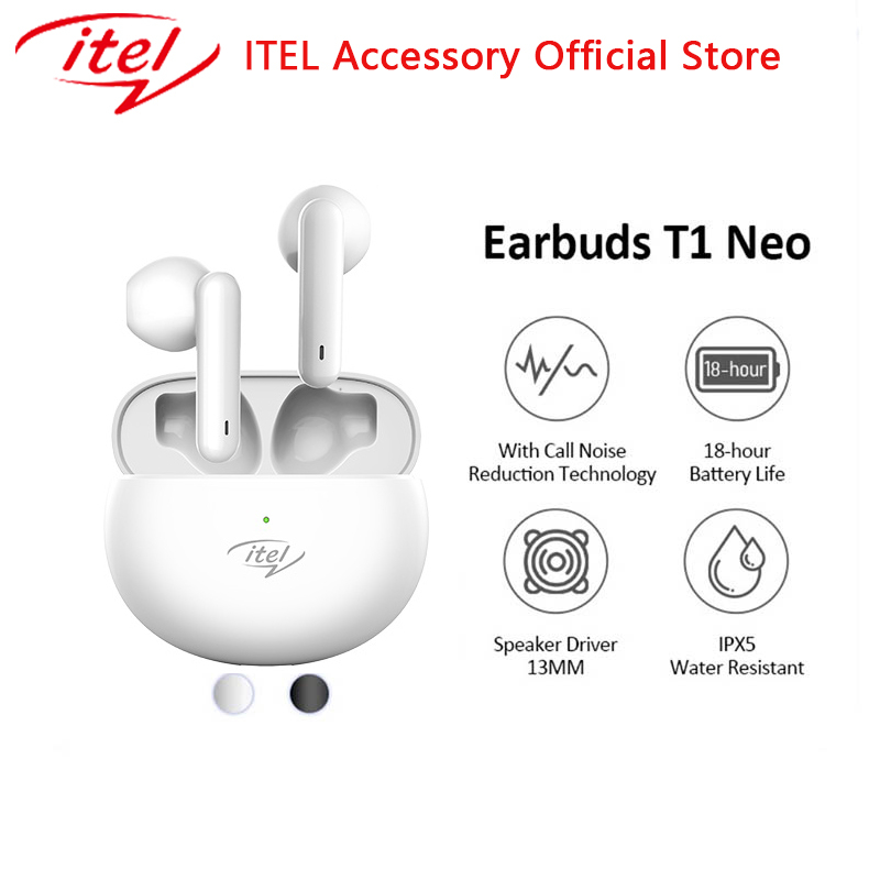 Itel T1neo Smart Touch Noise Reduction Wireless Earphones With Mic ...