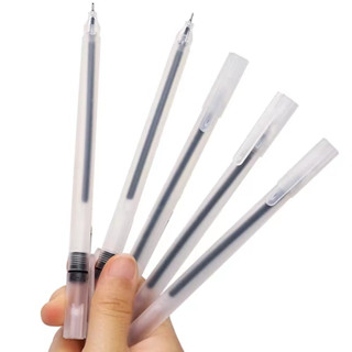 50pcs MUJI Gel Pen Ballpen Neutral Pen Black Frosted Full Needle Tube 0 ...