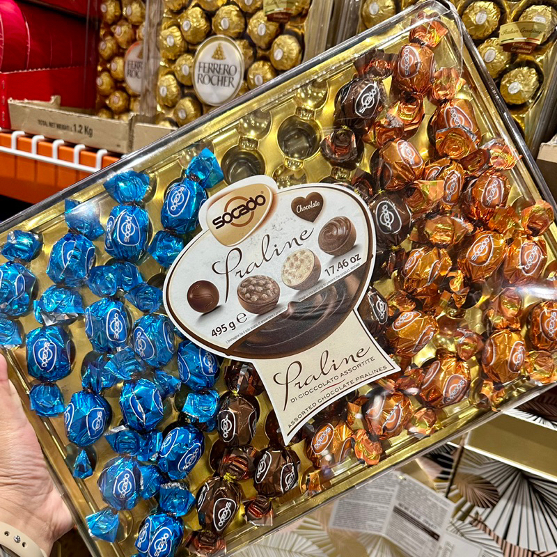 Socado Praline Assorted Chocolate 495g, Milk and dark chocolate ...