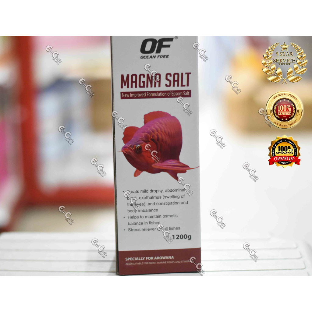 Ocean-Free Magna Salt 1.2kgs Specialized For Arowana Aquarium Water ...