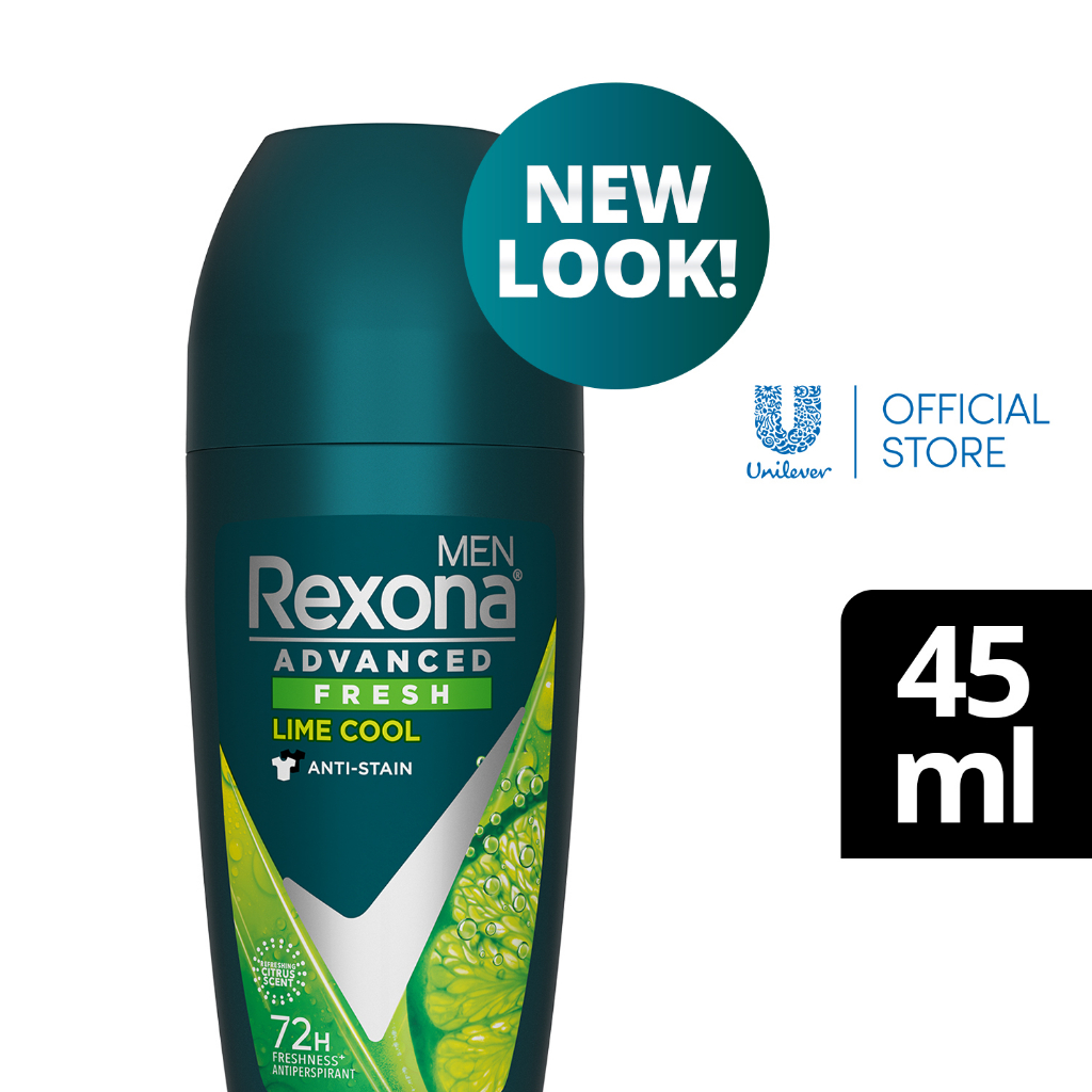 Rexona Men Motionsense Roll On Deodorant Lime Cool 45ml | Shopee Philippines