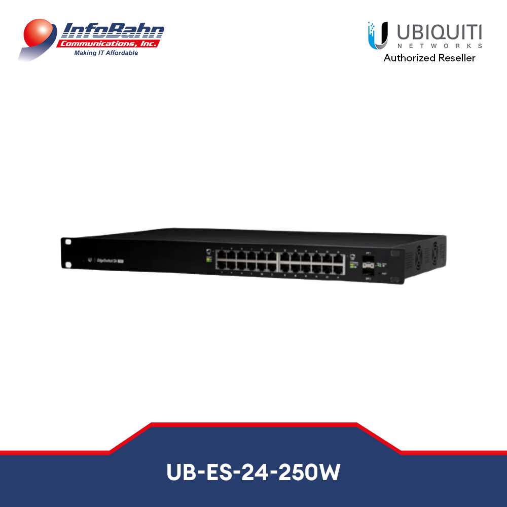 Ubiquiti Edgeswitch Poe+ 24 250w Es-24-250w : Edge Switch I Ubnt ...