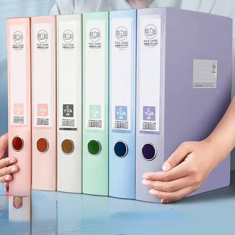 A4 File Box Office Supplies Data Box Storage Document Organizers PVC ...