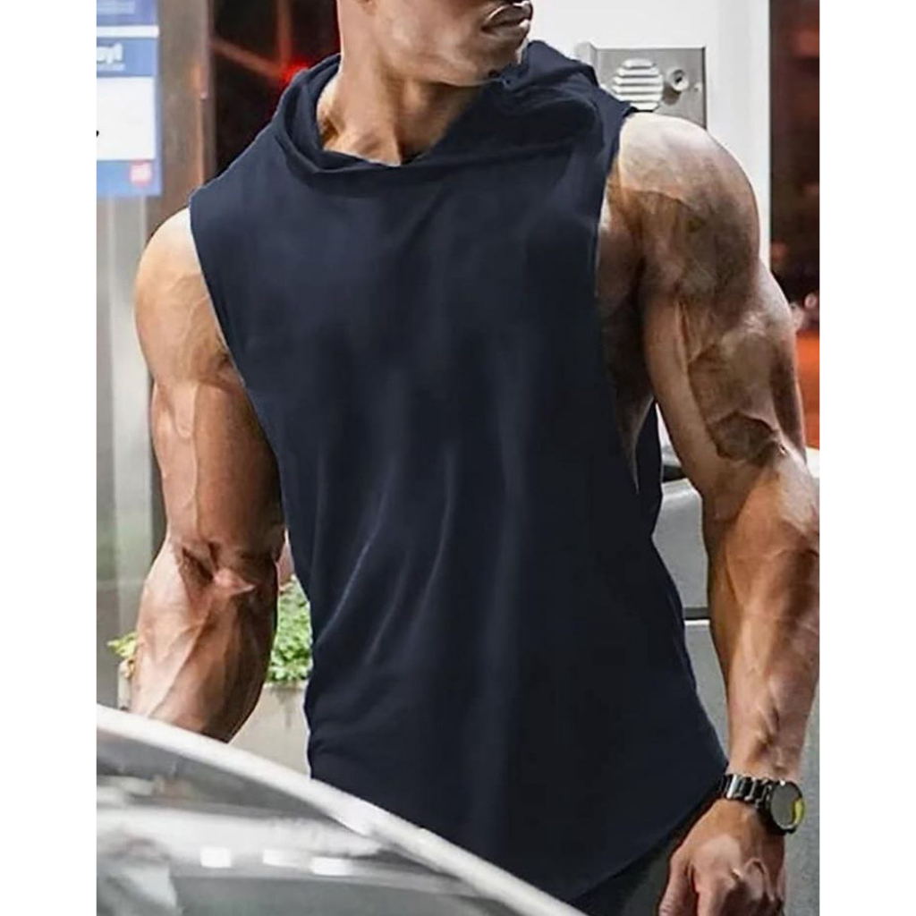 3XS - 3XL QUICK DRY HOODED SANDO LIGHT BREATHABLE STRETCHABLE UV ...