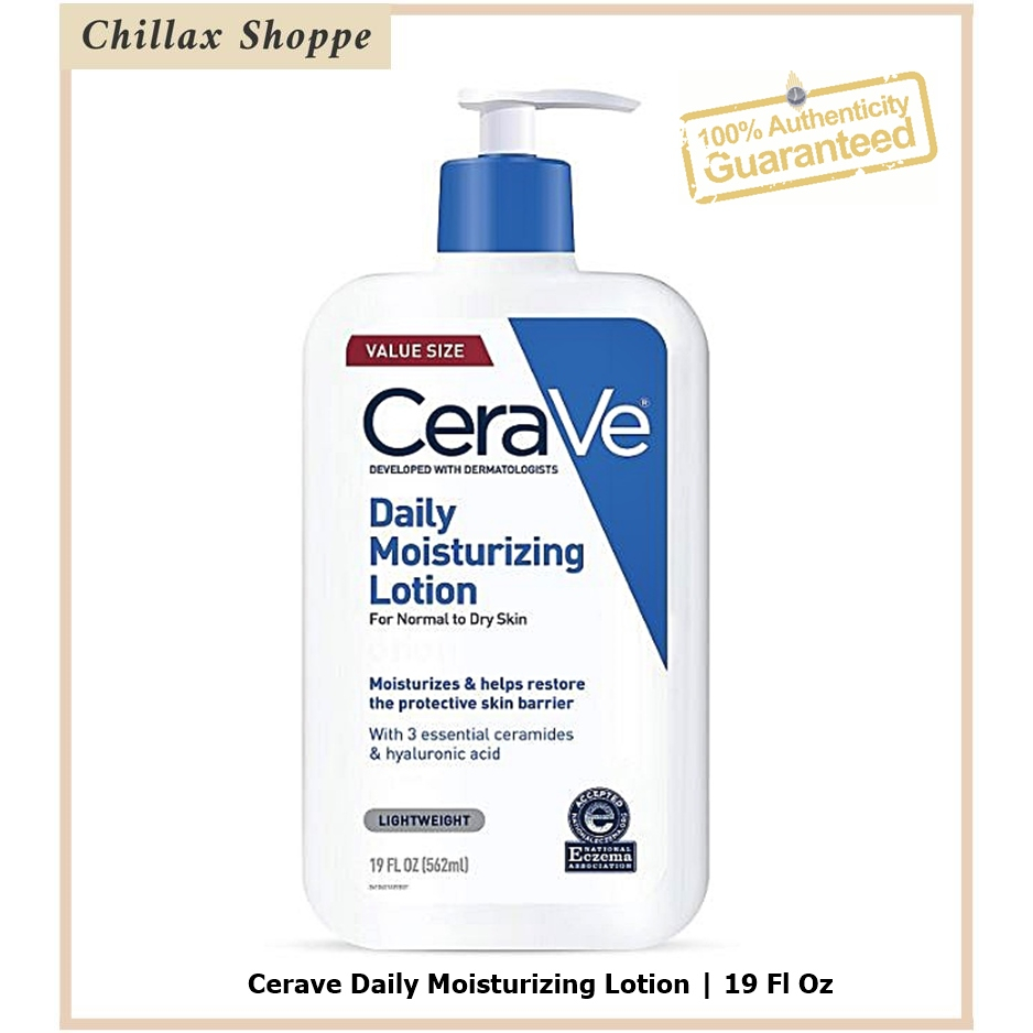 Cerave Daily Moisturizing Lotion, 19 Fl Oz (562ml) | Shopee Philippines