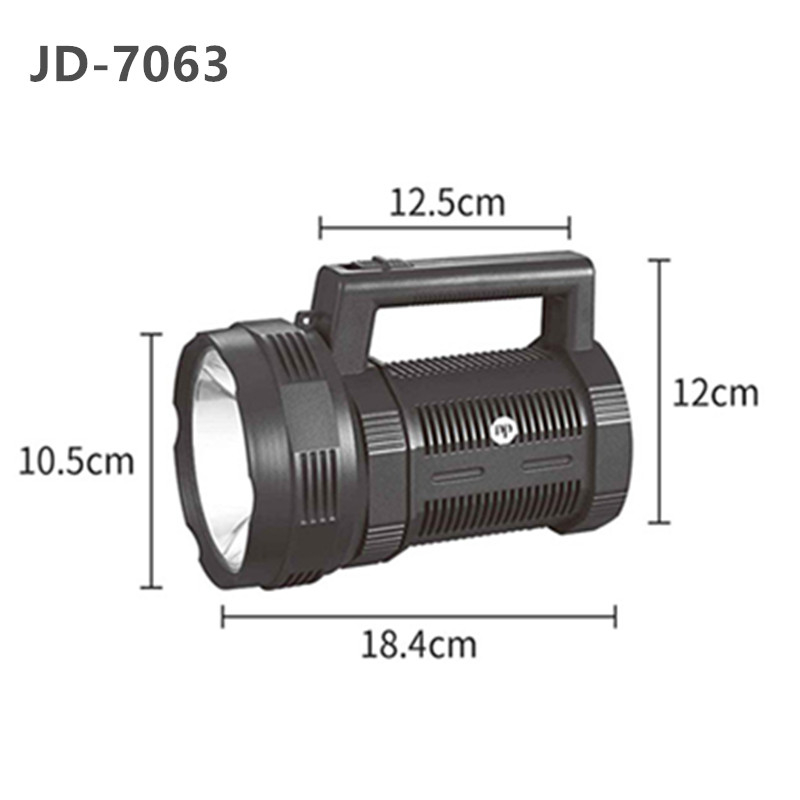 Jiditech High Power Rechargeable LED Search light Waterproof light ...