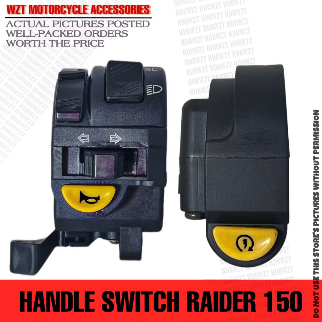 WZT LEFT & RIGHT HANDLE SWITCH SUZUKI RAIDER 150 / RAIDER150 MOTORCYCLE ...