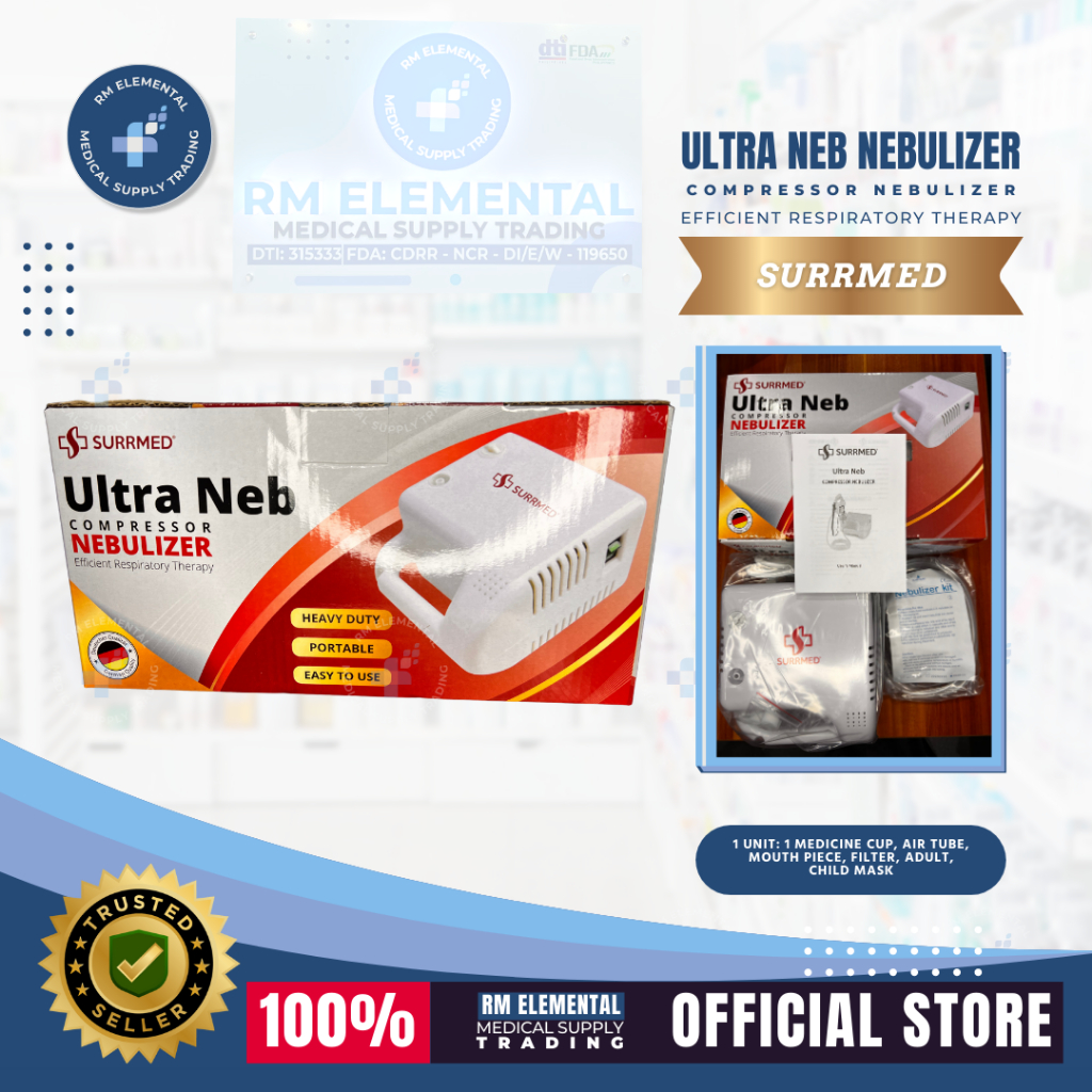 Ultra Neb Compressor Nebulizer SURRMED | Shopee Philippines