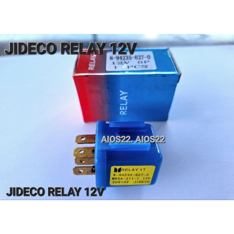 ORIGINAL JIDECO RELAY 12V 24V 4PIN HEAVY DUTY | Shopee Philippines