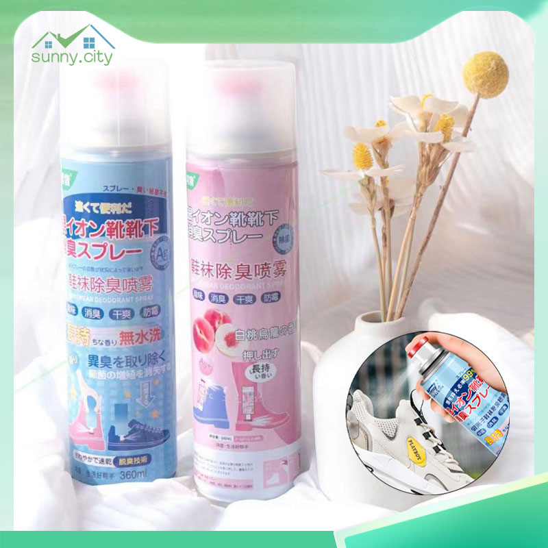 Japan Shoe Deodorant Spray Socks and Shoes Stink Freshener Disinfection ...