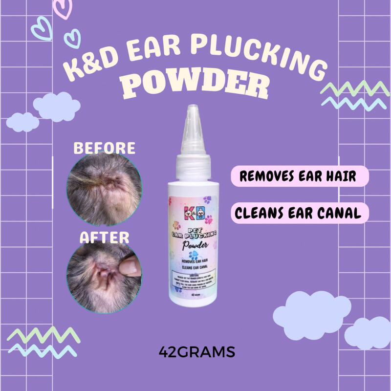 K&D Pet Ear Plucking Powder Removes Pet Ear Hair | Shopee Philippines