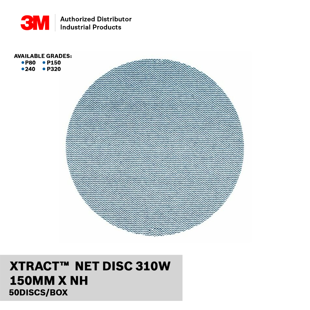 3M XTRACT™ NET DISC 310W 150MM X NH 50DISCS/BOX | Shopee Philippines