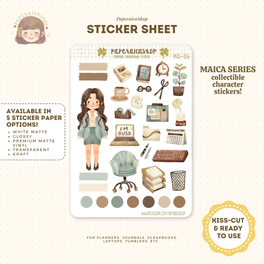 Cute Boss Girl Stickers, Boss Babe Stickers, Career Stickers, Busy ...