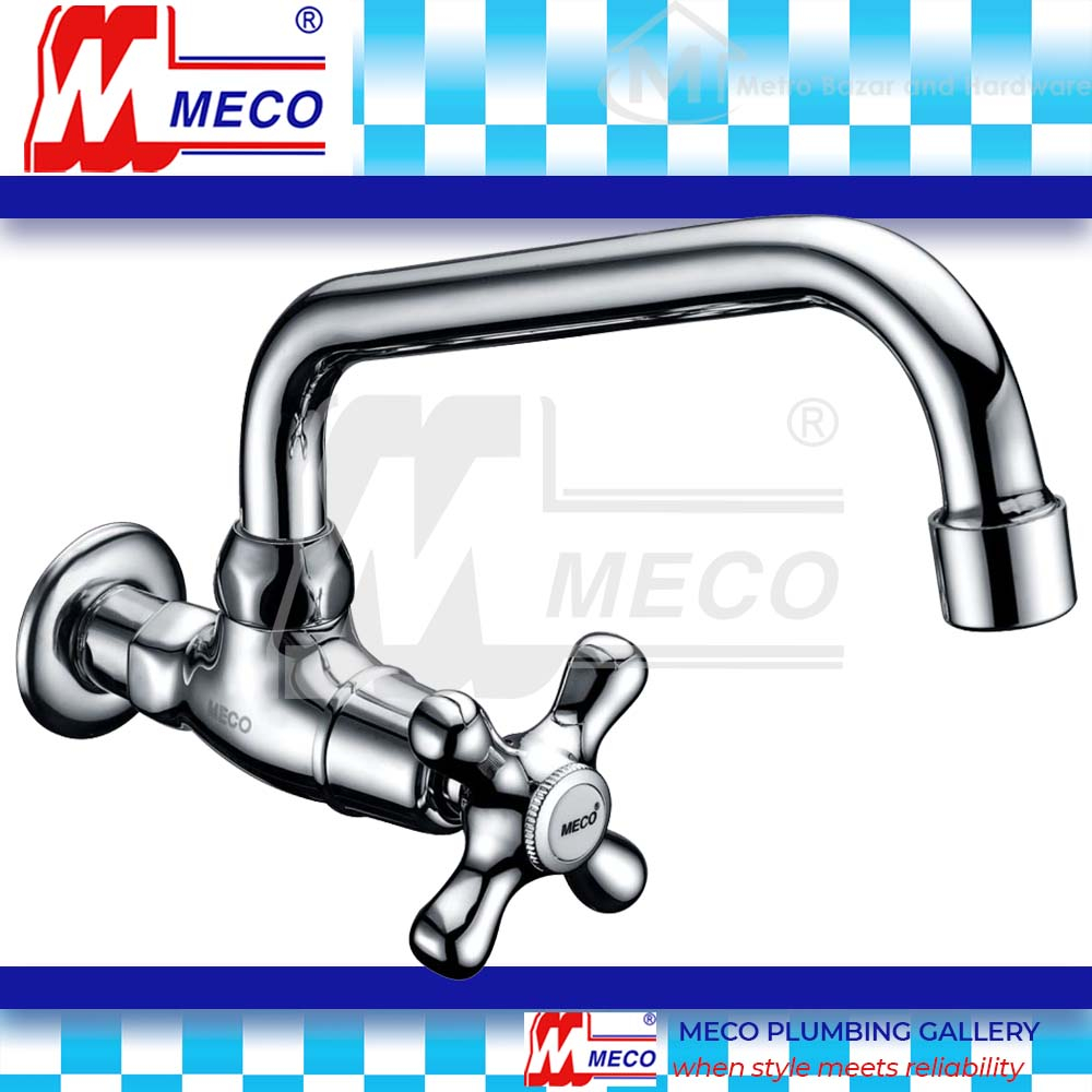 Meco Wallmount Sink Faucet gripo #2274 | Shopee Philippines