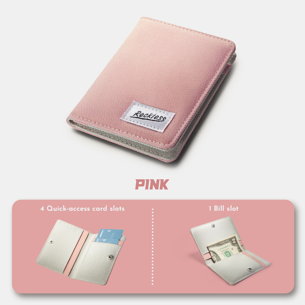 Reckless Danny Wallet - Card Holder - Water Repellent Polyester 900D ...