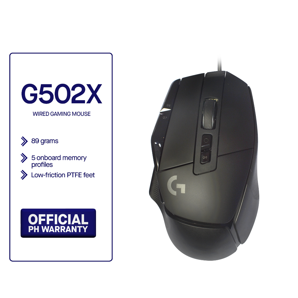 Logitech G502 X Wired Gaming Mouse | Shopee Philippines