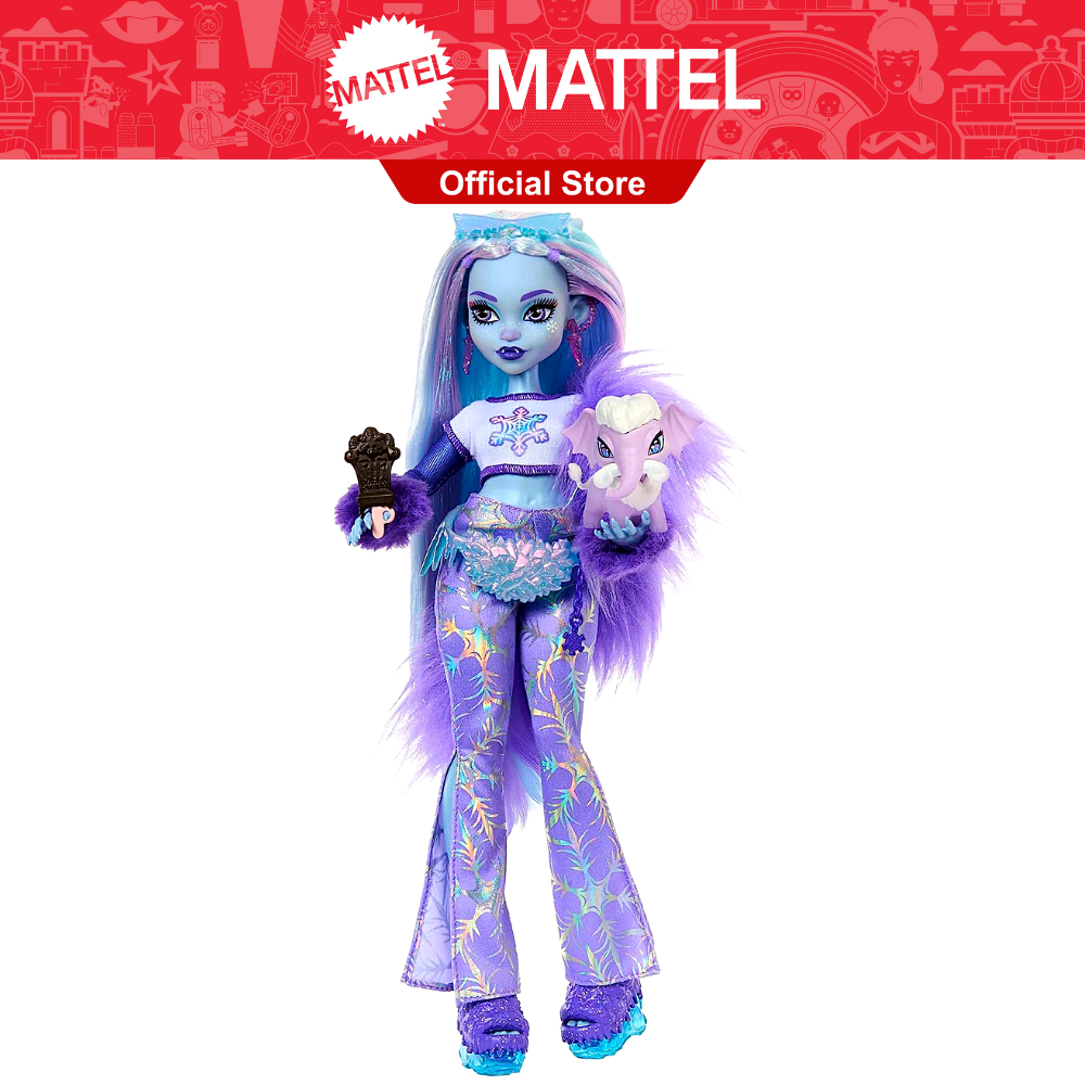 Monster High Fashion Doll Abbey Bominable Yeti Signature Look in ...