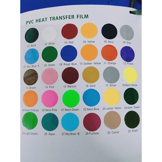QUAFF Korea Rubberized Heat Transfer Vinyl CDP (20 inches x 1 meter ...