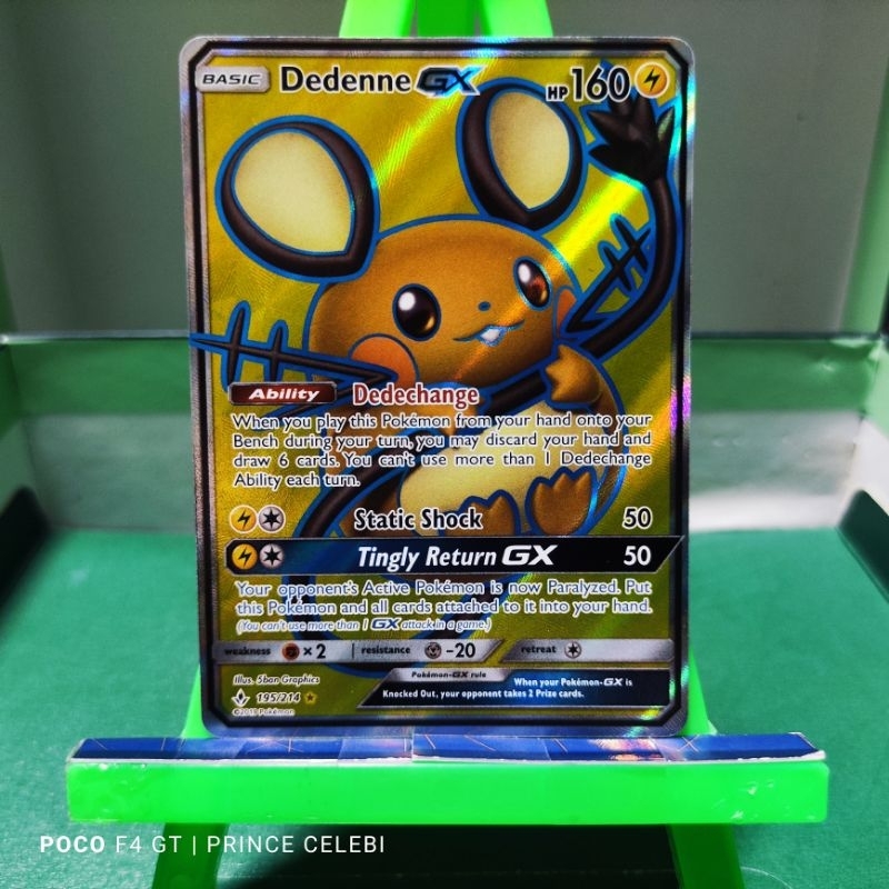 Pokemon TCG - Dedenne GX Full Art (w issue) | Shopee Philippines