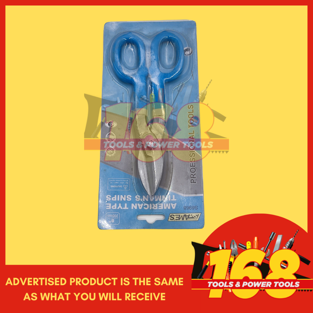 SUN AME'S TIN SNIPPER SIZE 8 INCH (GUNTING PANG YERO) | Shopee Philippines