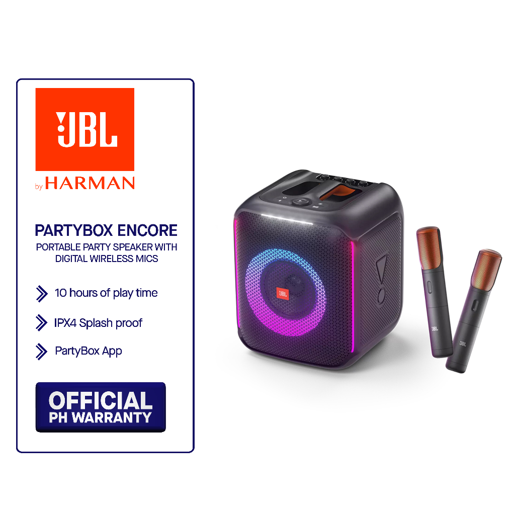 Harman JBL Partybox Encore - Built-in Dynamic Light Show, with digital ...