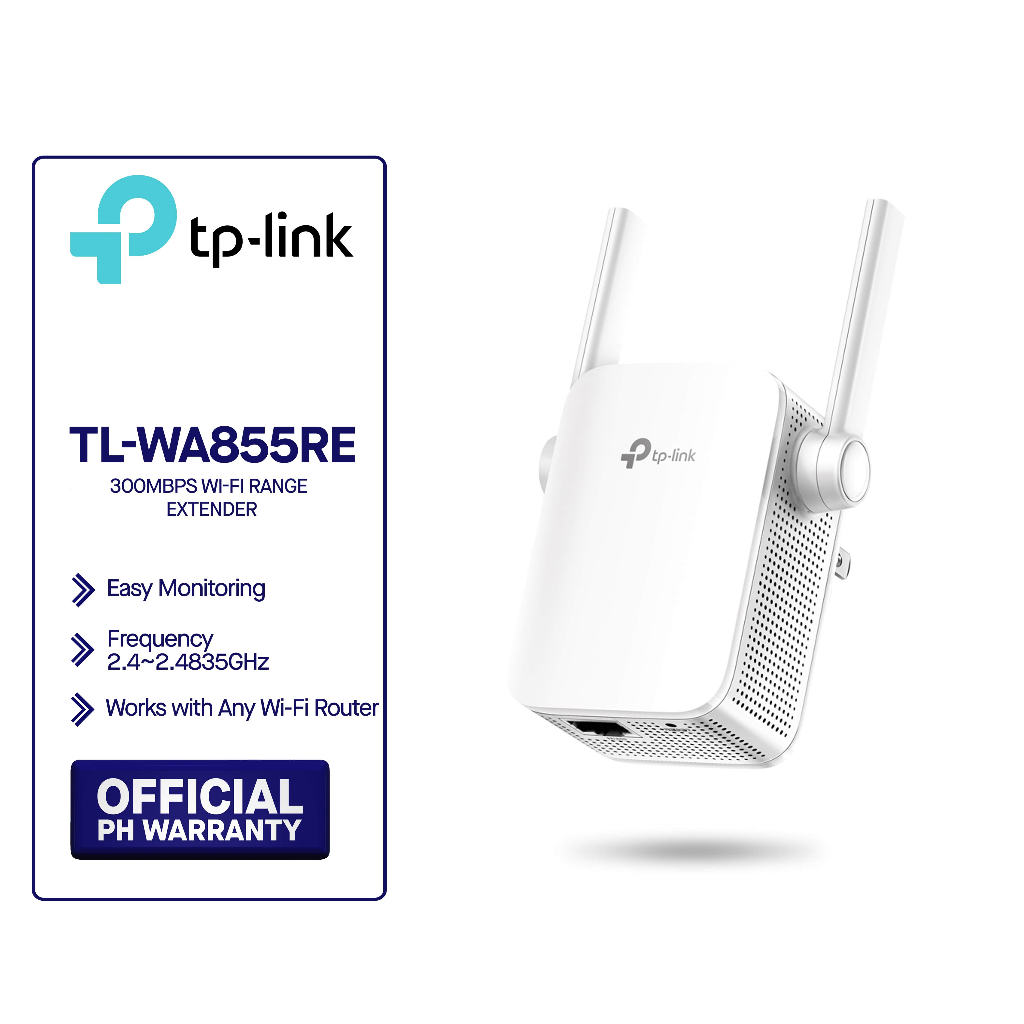 TP Link TL-WA855RE 300Mbps Wi-Fi Range Extender | Shopee Philippines