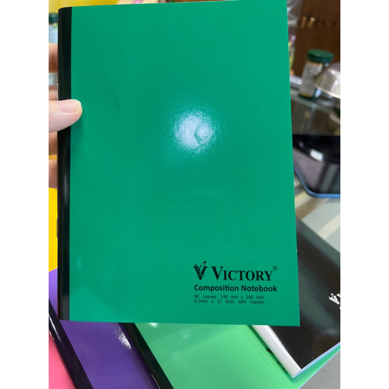 10pc Victory Composition STAPLED Notebook 80lvs w margin 148mm x 200mm ...