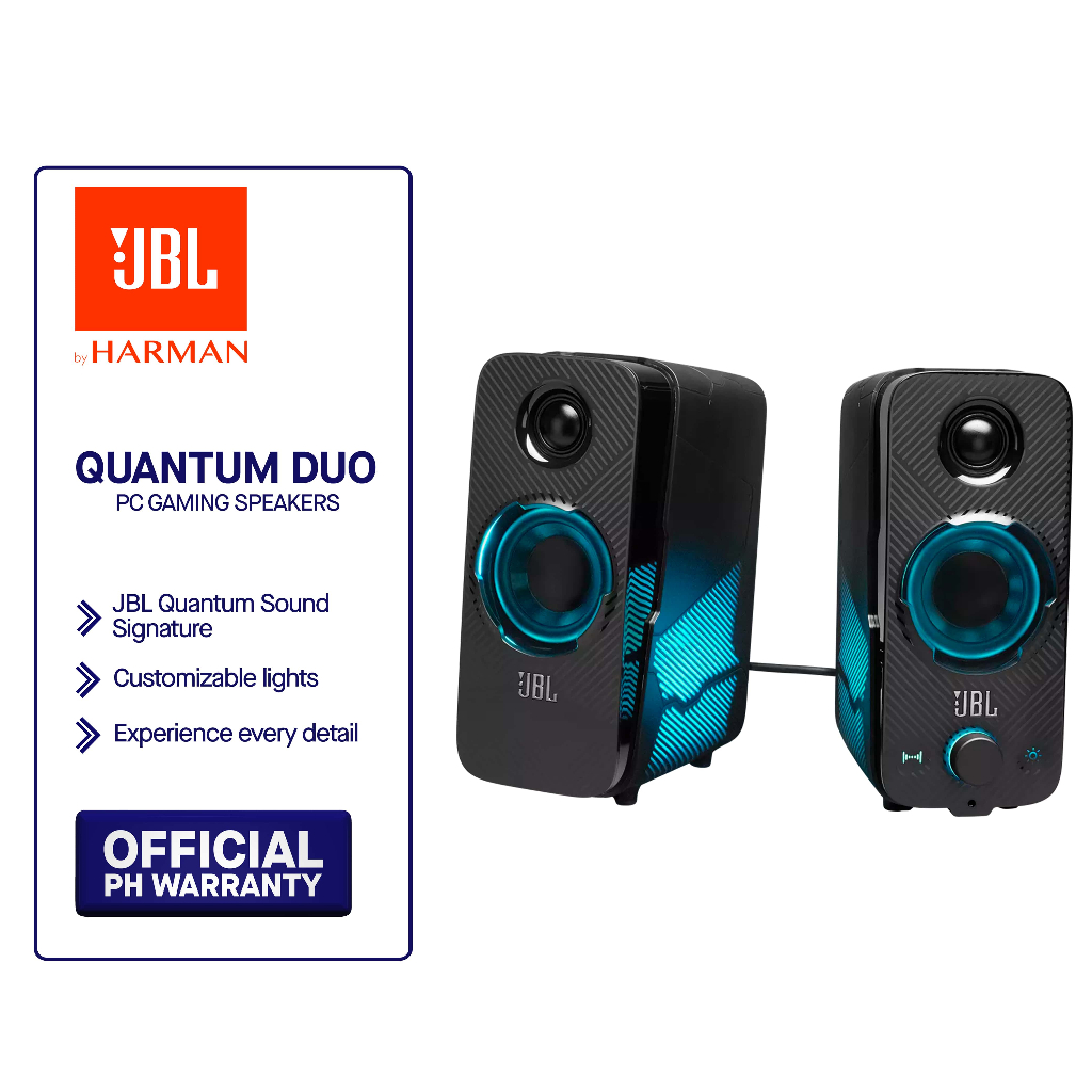 JBL Quantum Duo PC Gaming Speakers | Shopee Philippines