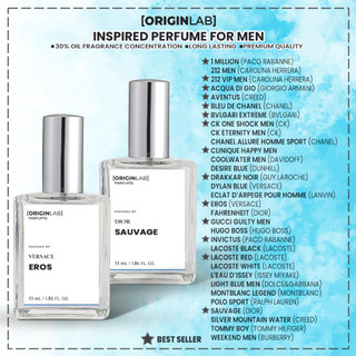 COD - 55ml Oil Based Perfume for MEN by ORIGINLAB Parfums Premium ...